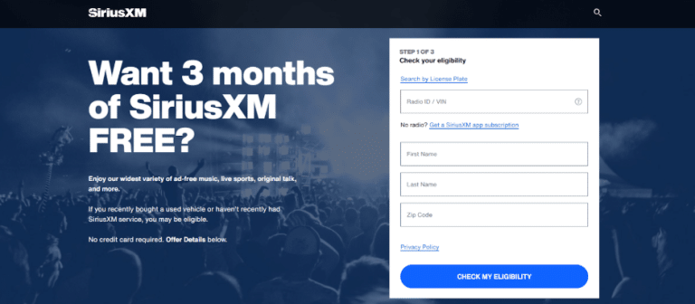 SiriusXM Free Trial 2025: Ad-free Music for 3 Months