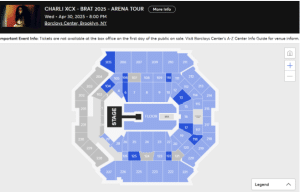 Brat Tour 2025 (Charli XCX) – Tickets & Dates
